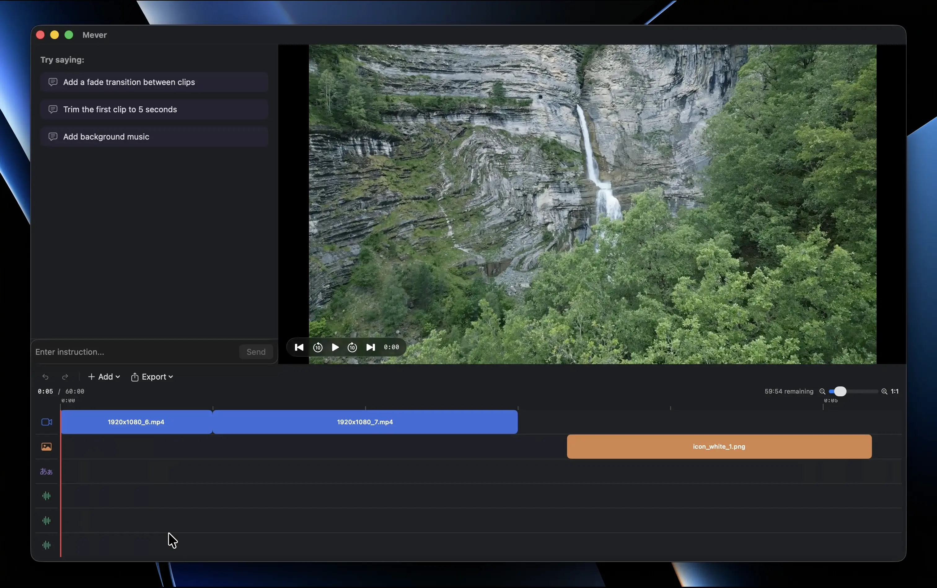 Mever — Video Editing Without the Learning Curve